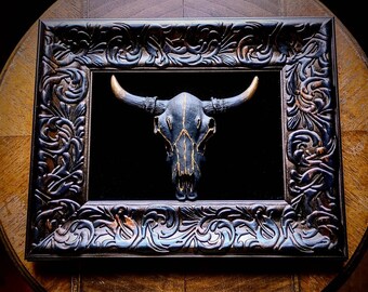 Faux Longhorn Skull Decor - Etsy