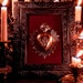 Gold Sacred Heart in Ornate Frame, Macabre, Catholic, Religion ...