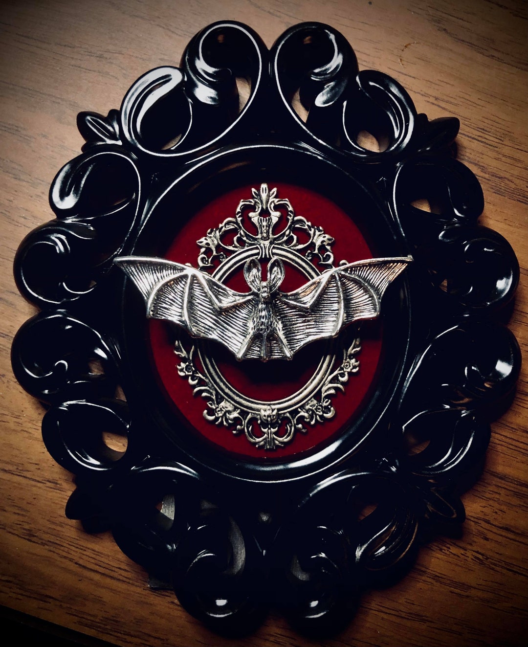 Bat With Ornate Frame | Macabre | Faux Taxidermy | Steam Punk | Goth ...
