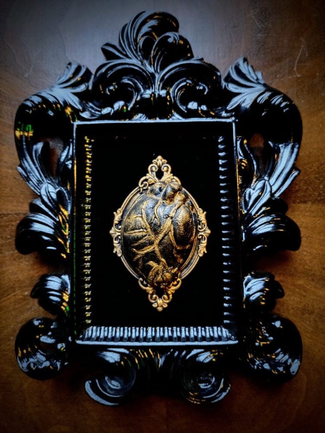 Anatomical Heart Ornate Frame, Macabre | Faux Taxidermy | Victorian ...