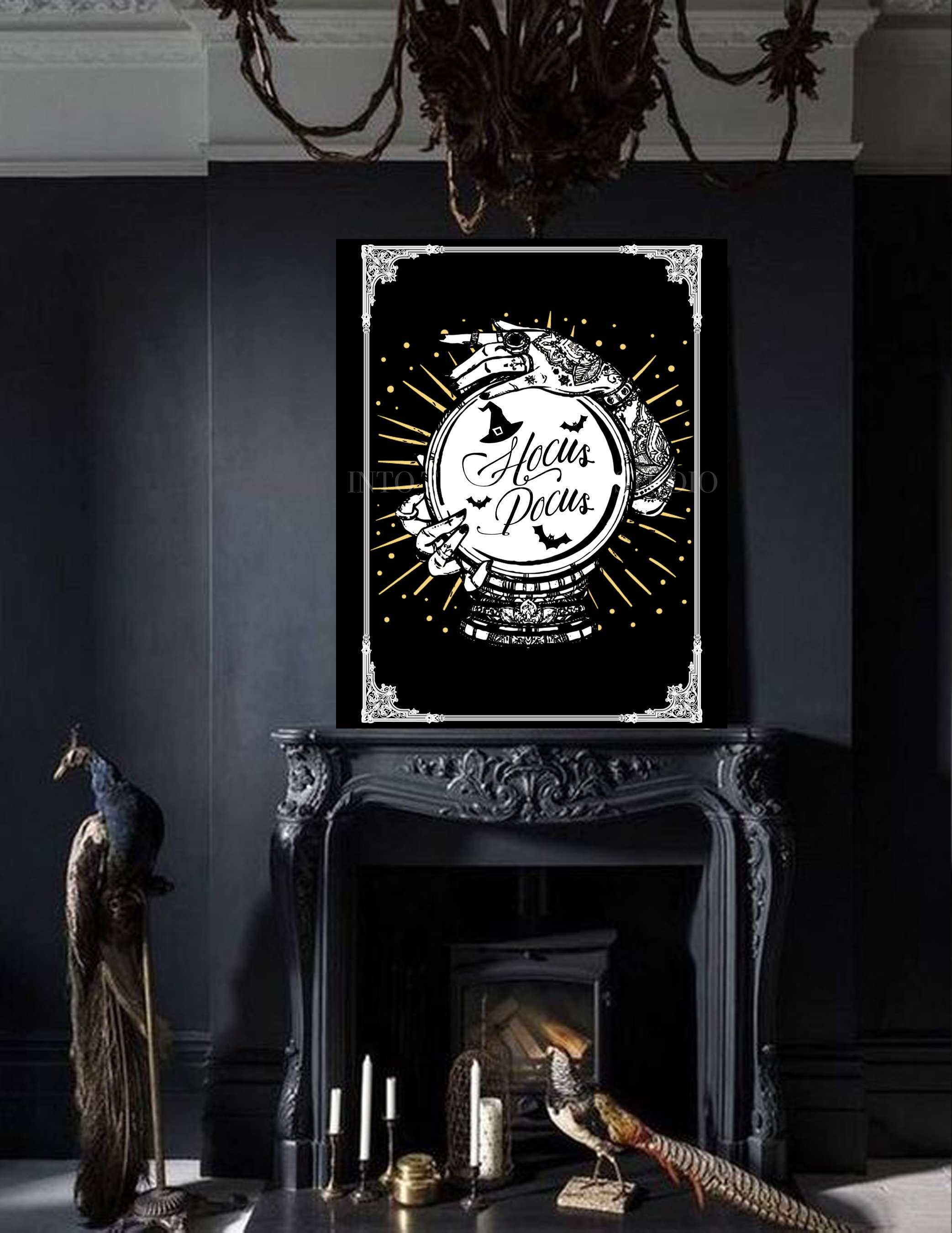 Hocus Pocus Crystal Ball Downloadable Prints Printable Wall | Etsy