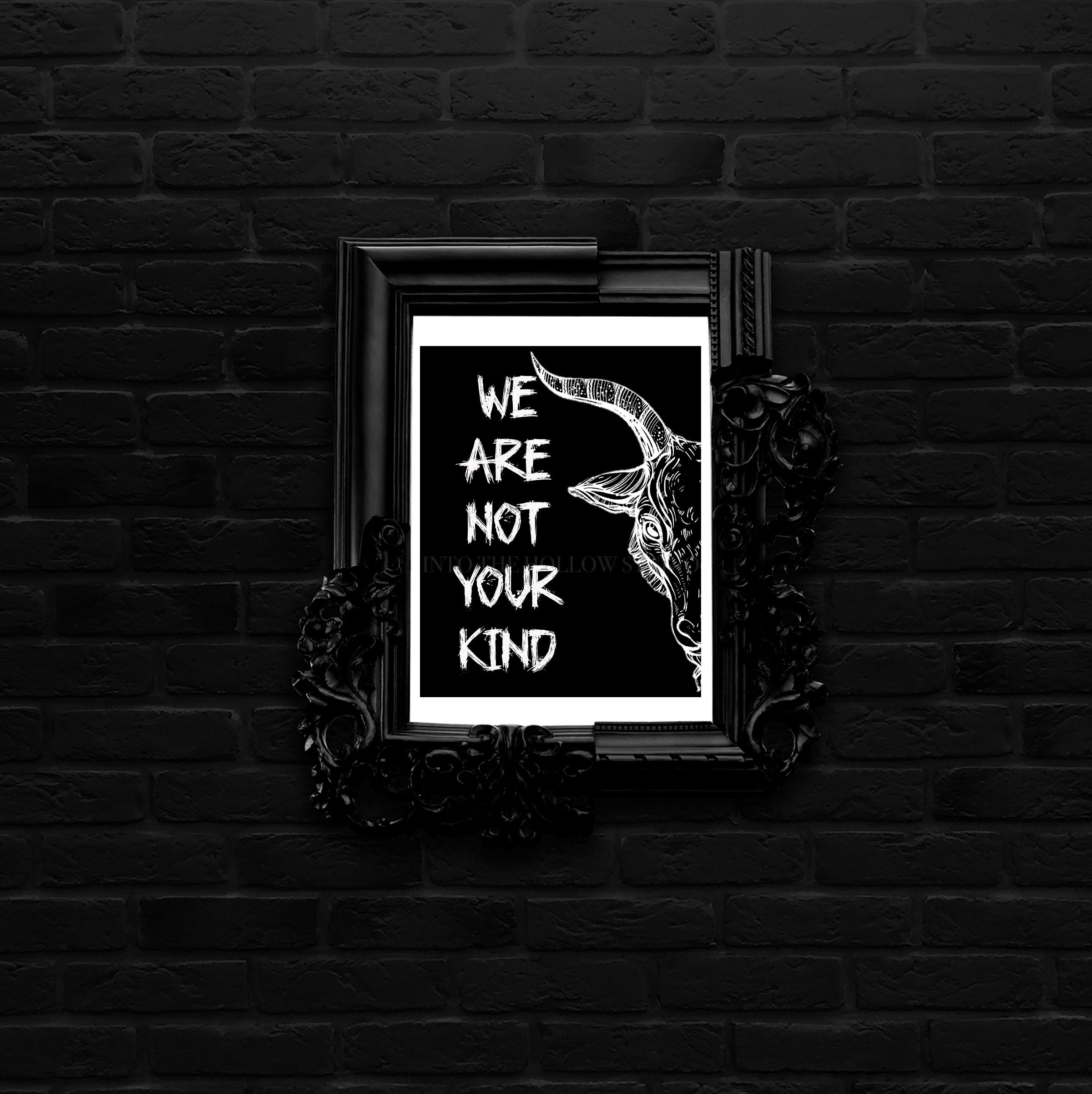 We Are Not Your Kind Downloadable Prints, Slipknot, Gothic, Goth Decor ...