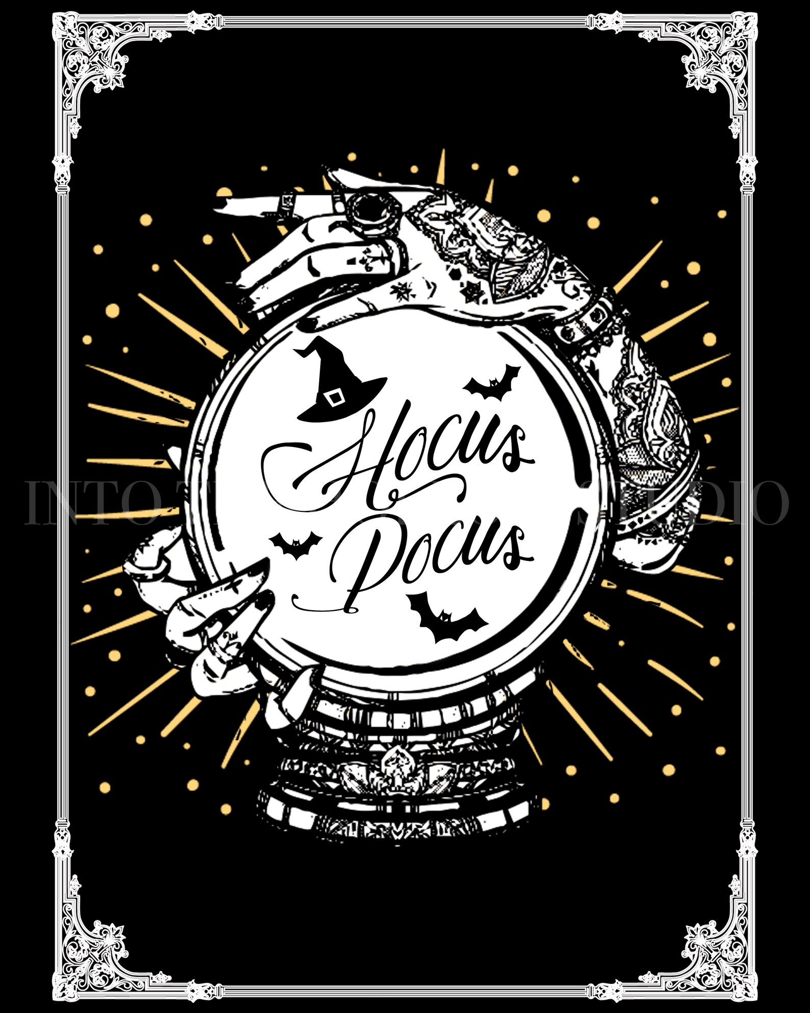 Hocus Pocus Crystal Ball Downloadable Prints Printable Wall - Etsy