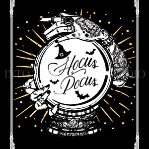 Hocus Pocus Crystal Ball Downloadable Prints Printable Wall Art ...