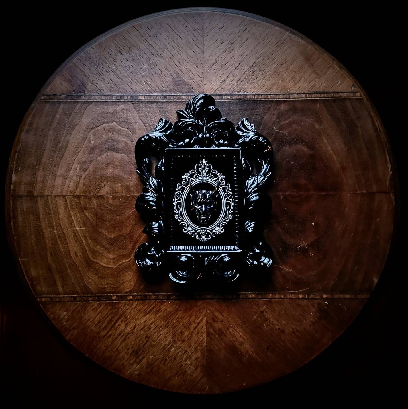 Hannya Demon Mask in Baroque Frame Macabre Protection Ward - Etsy