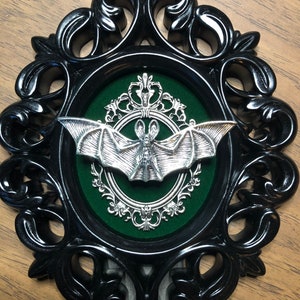 Bat With Ornate Frame | Macabre | Faux Taxidermy | Steam Punk | Goth ...
