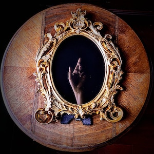 Scrying Mirror | Black Mirror | Macabre | Psychic Reading | Witch ...