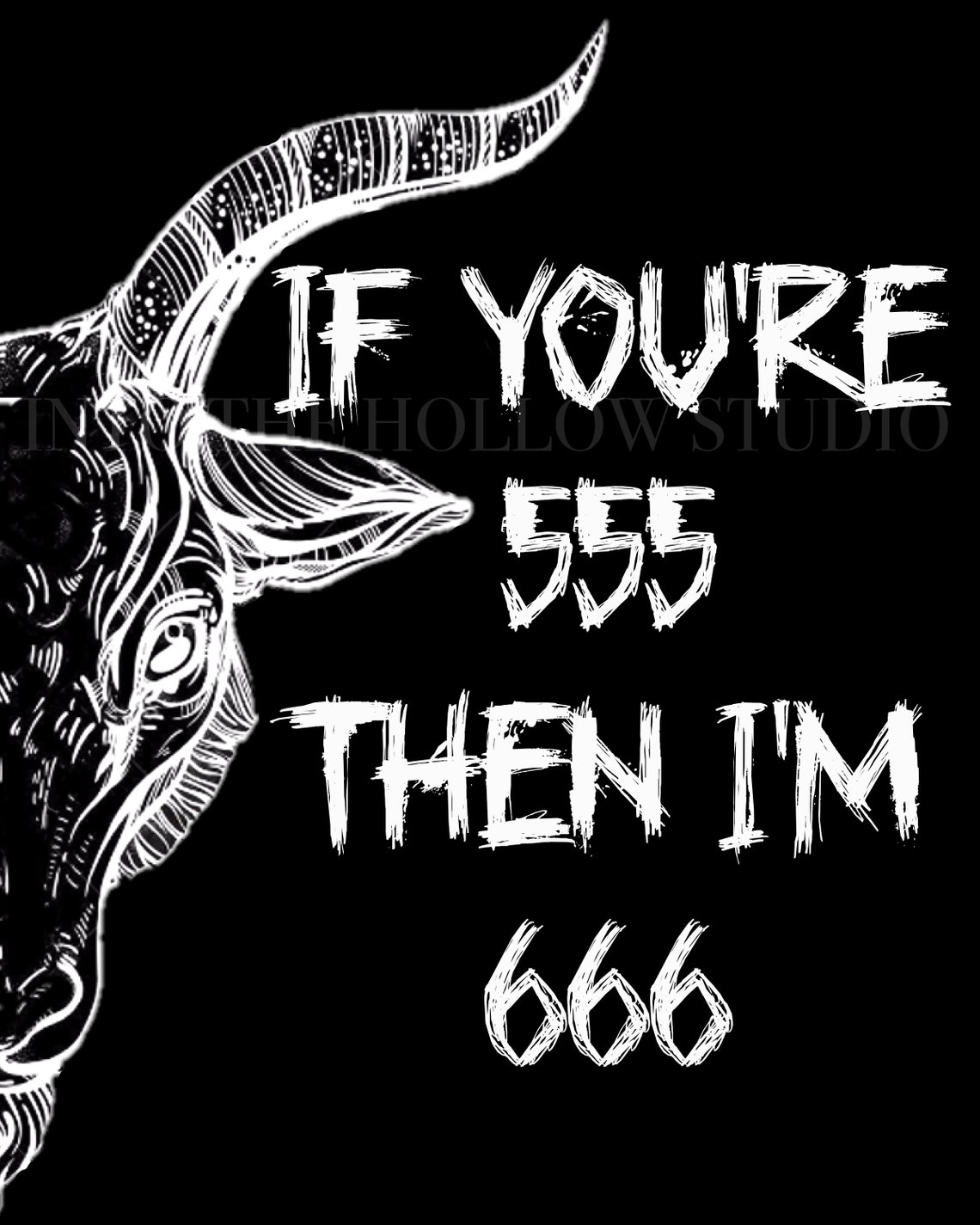 If You're 555 Then I'm 666 Downloadable Print, Slipknot, Heretic Anthem ...
