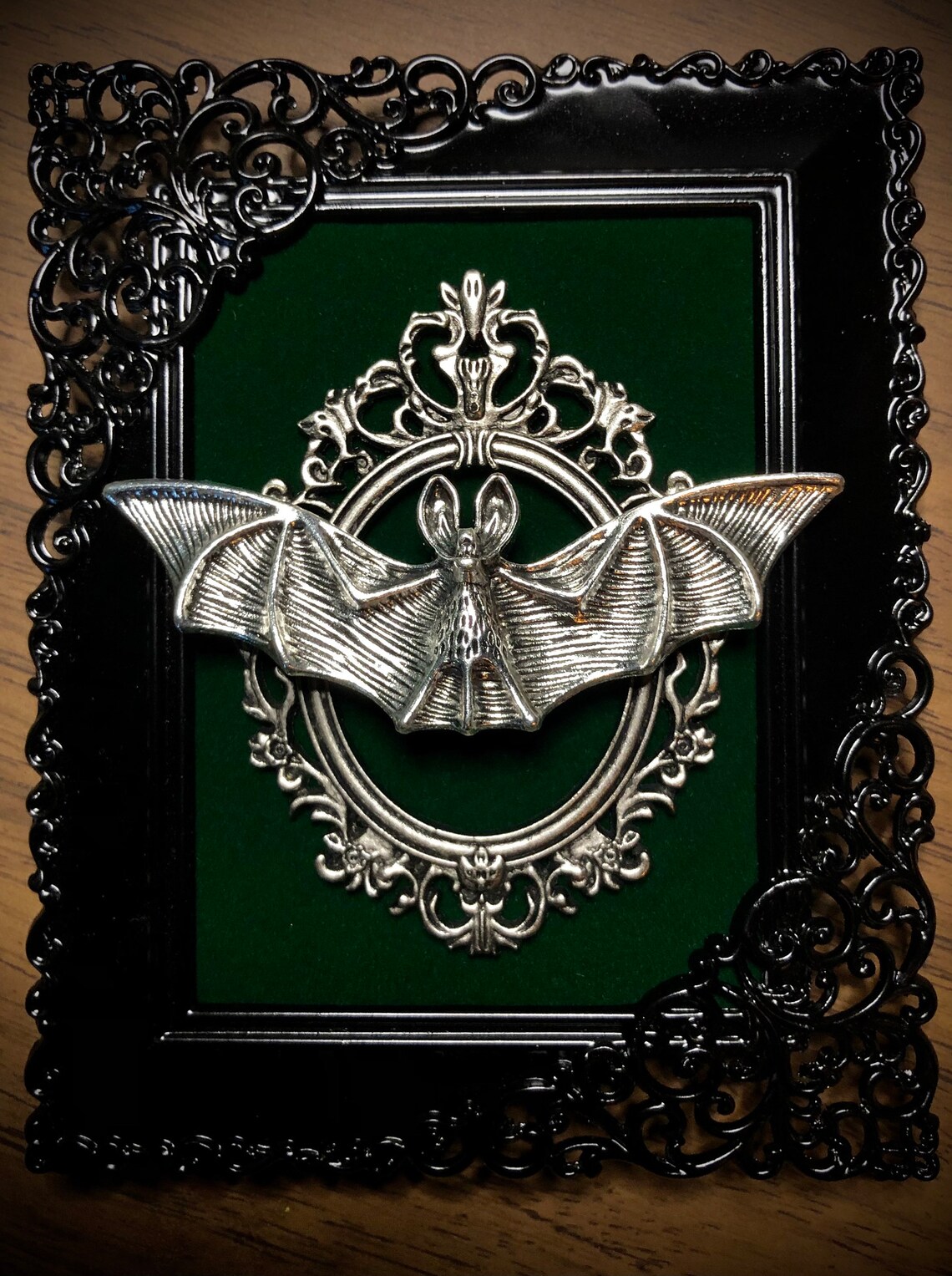Bat With Ornate Frame Macabre Faux Taxidermy Steam Punk - Etsy