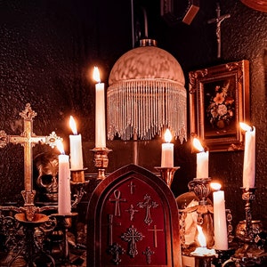 Brass Crucifix in Cathedral Frame, Macabre, Catholic, Religion ...