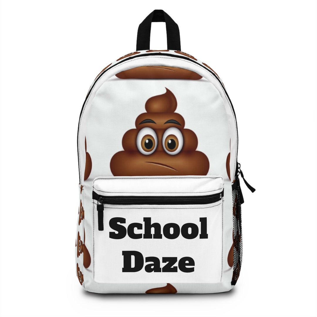 Poop Emoji School Daze Backpack - Etsy