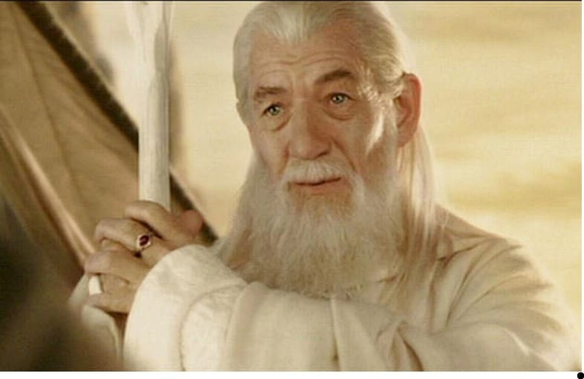 Gandalf's Narya Lord of the Rings 3 High Elwish's Ring Original Hand ...