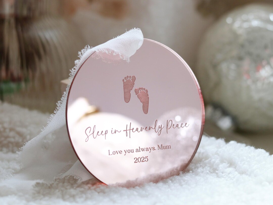 Sympathy Baby Memorial Ornament Infant Loss Miscarriage Stillborn ...