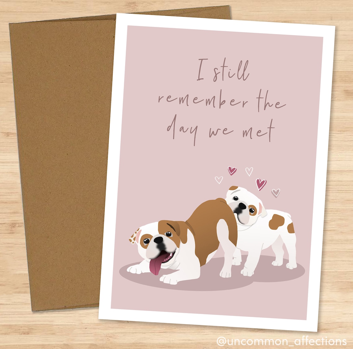 The Day We Met // Anniversary Card // Relationship Card // | Etsy