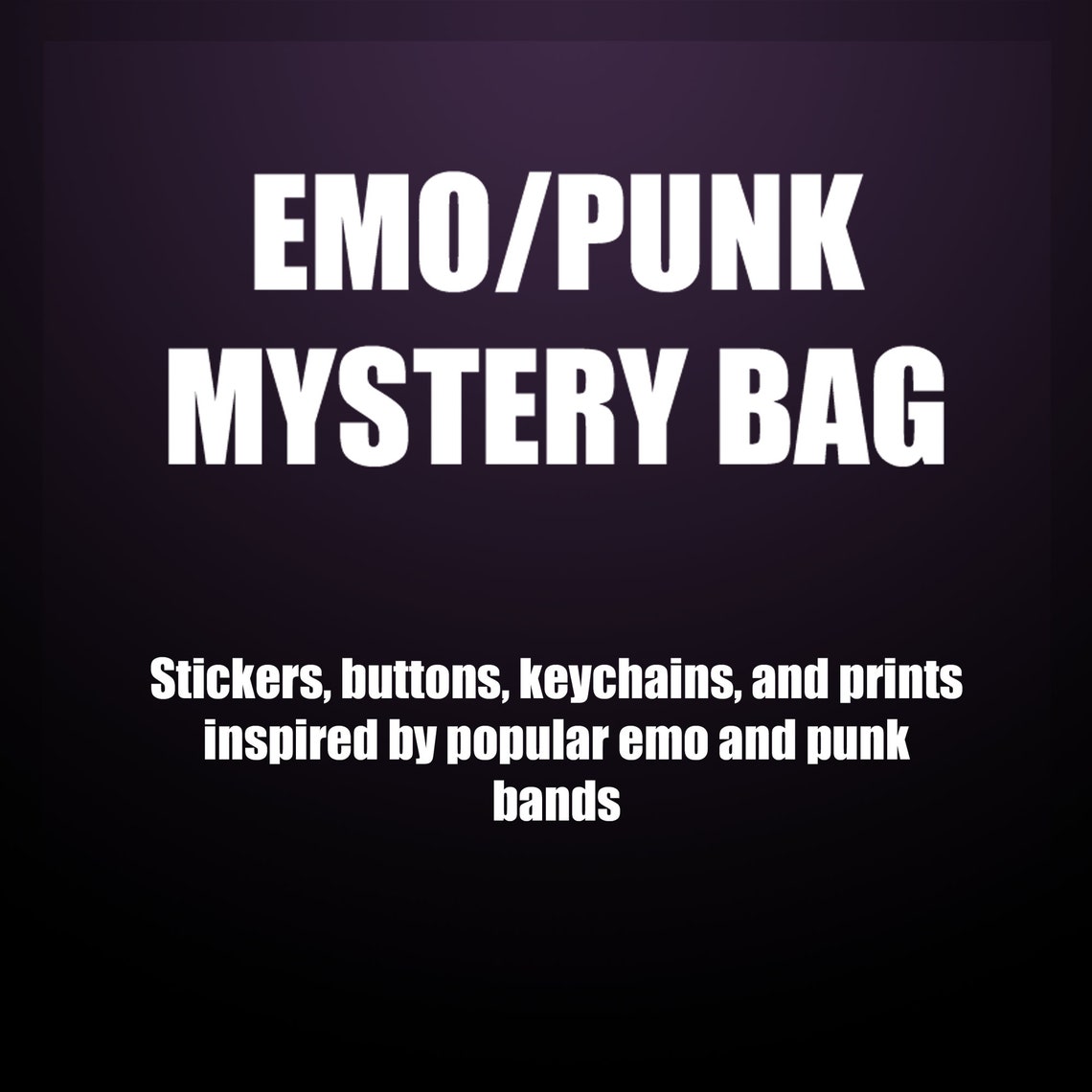 Emo/punk Mystery Bag - Etsy