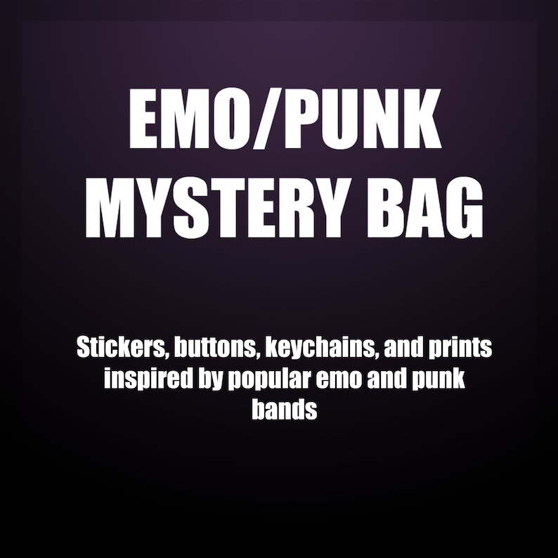 Emo/punk Mystery Bag - Etsy