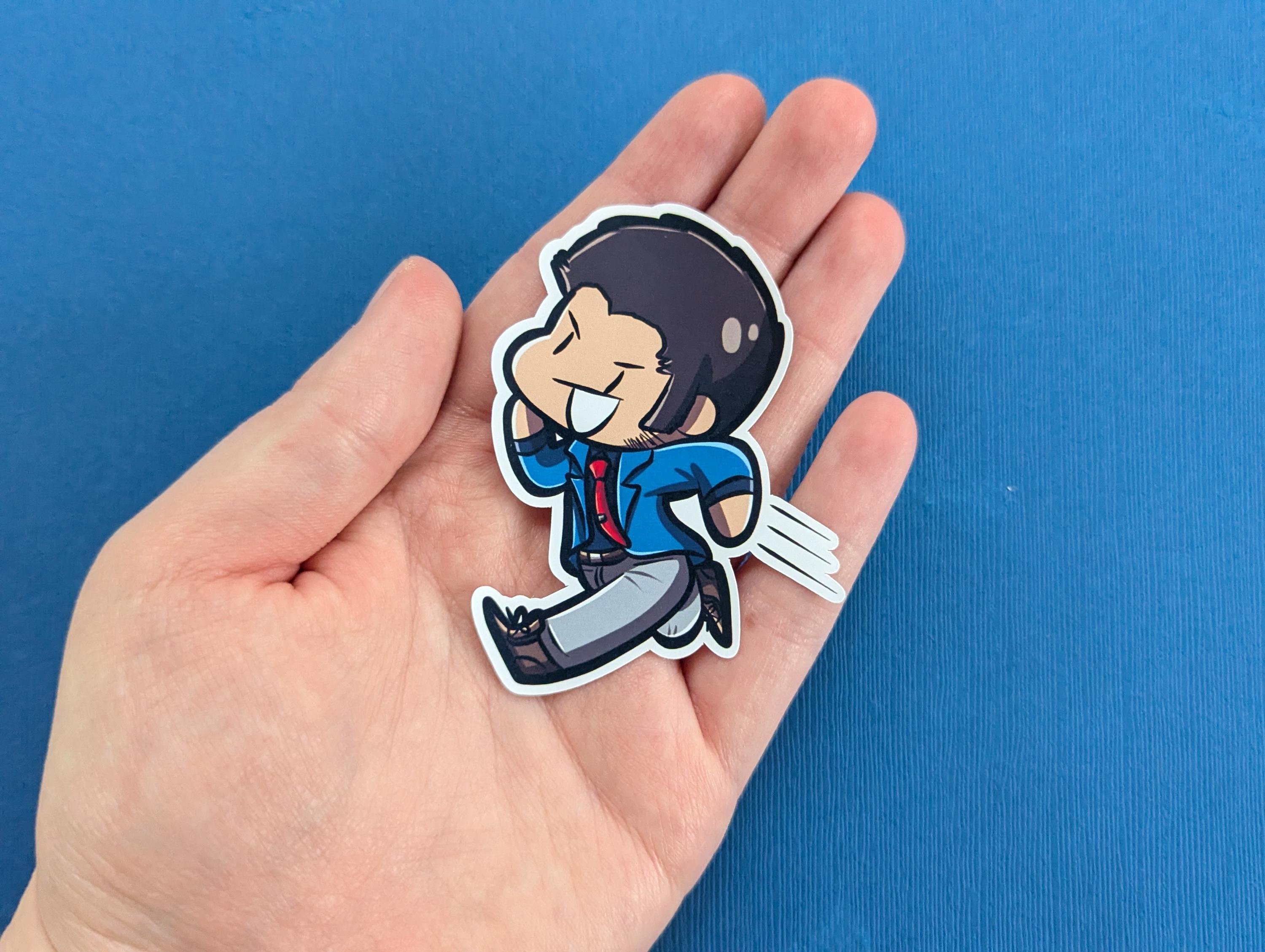 Lupin III Anime Inspired Stickers | Digitally Hand Drawn, Vinyl Die Cut ...