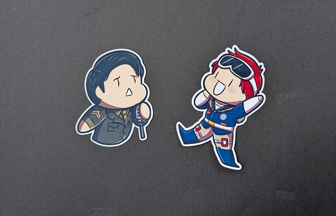 MCR- Chibi Gerard Inspired Stickers | Digitally Hand Draw, Vinyl Die ...