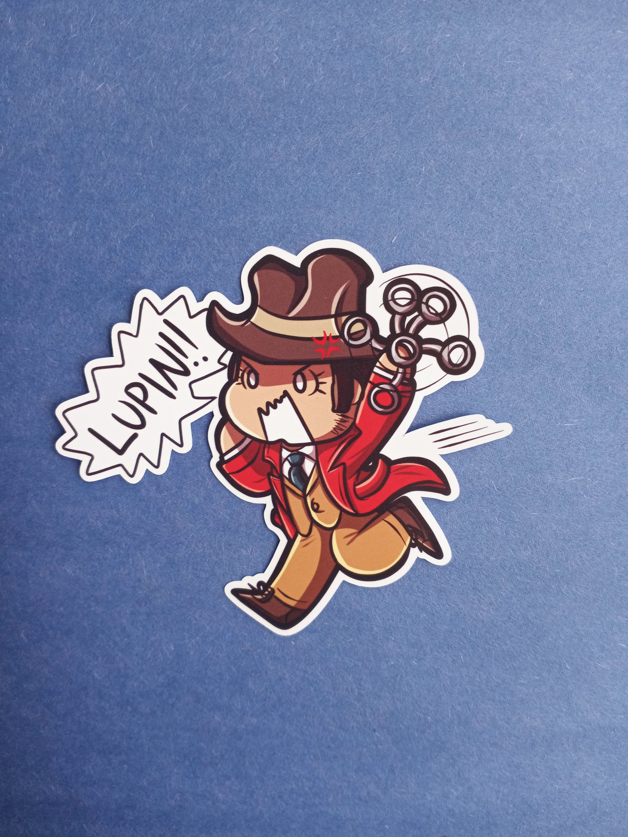 Lupin III Anime Inspired Stickers | Digitally Hand Drawn, Vinyl Die Cut ...