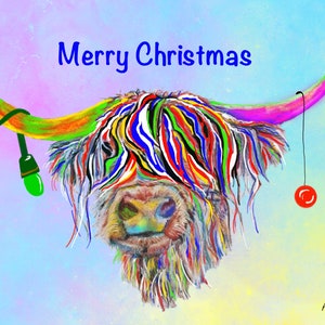 Christmas Cards, Highland Cows, Scottish, Scotland. UK, Multi Packs ...