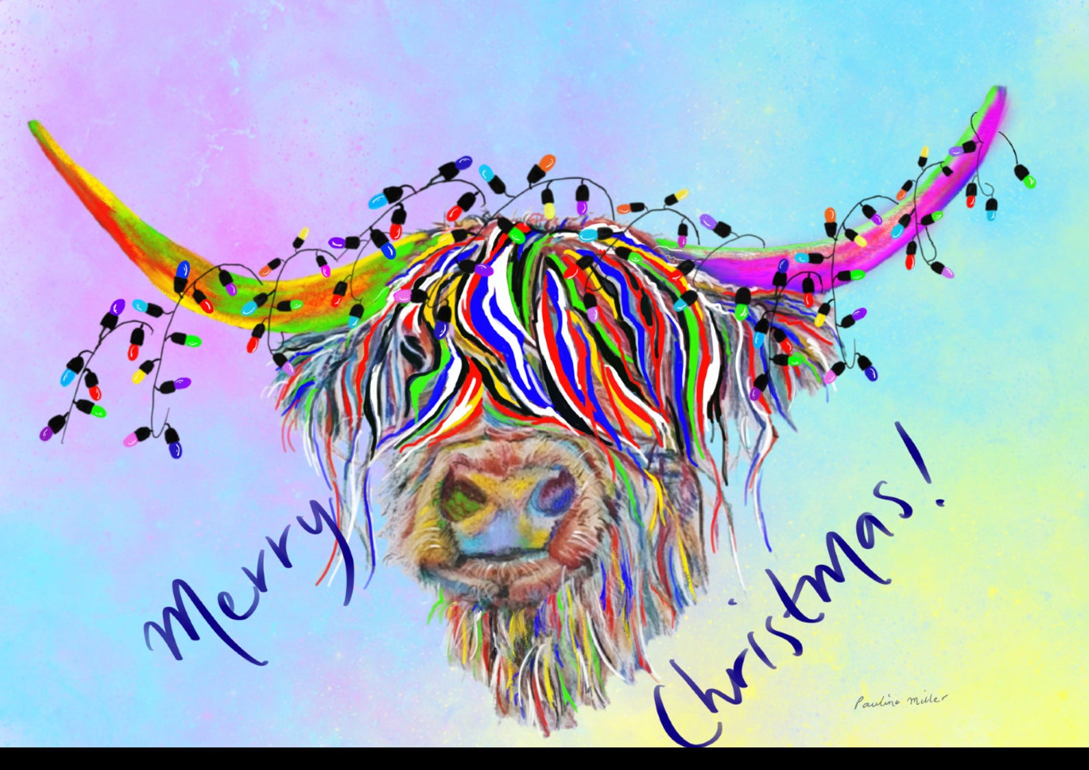 Christmas Cards Highland Cows Scottish Scotland. UK Multi - Etsy UK