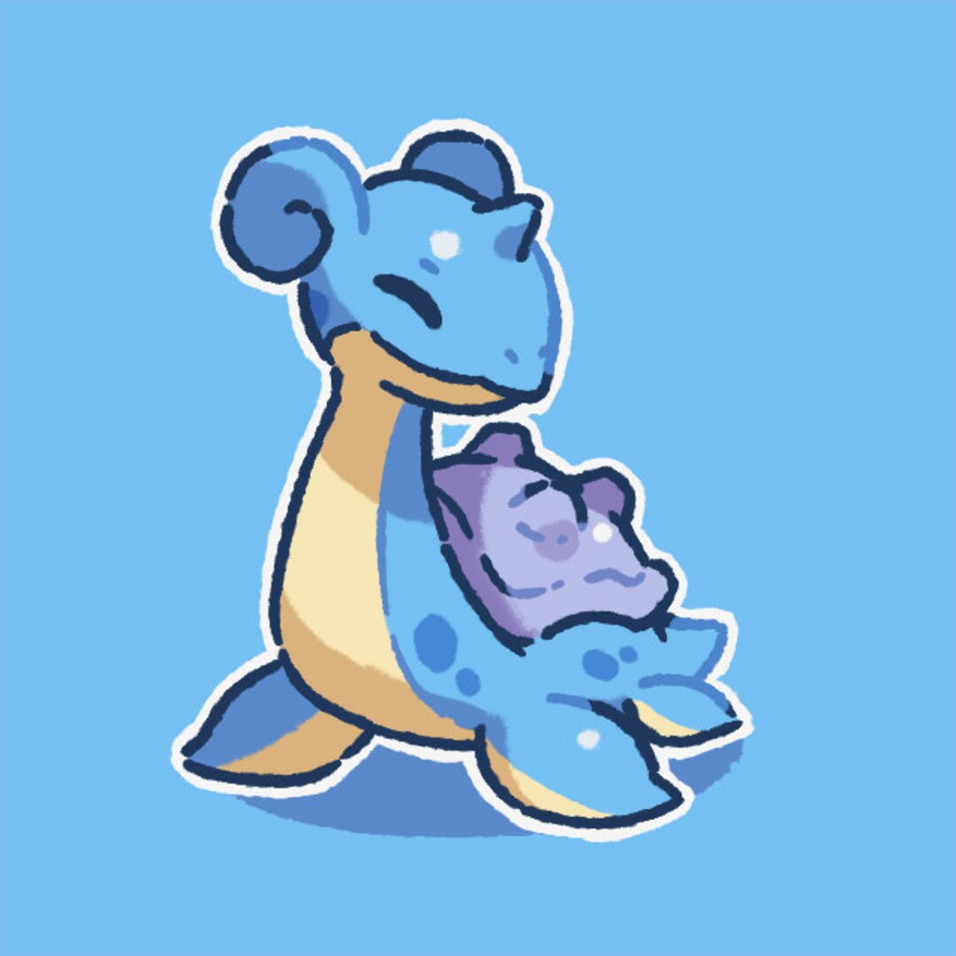 131 Lapras 1.5in Vinyl Sticker - Etsy
