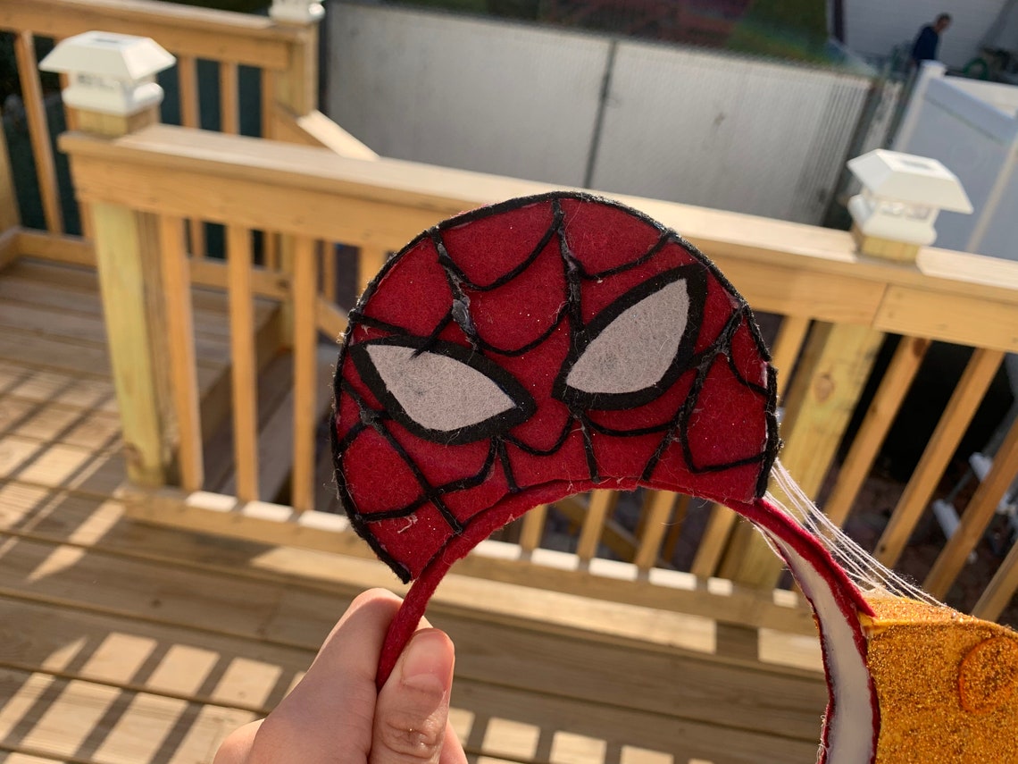 Spider-man/infinity Gauntlet Mickey Ears - Etsy