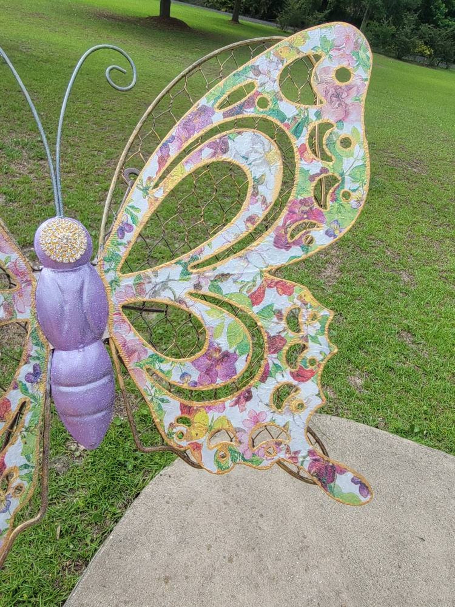 Metal Butterfly Decoration, Butterfly Decor, Metal Butterfly Door ...
