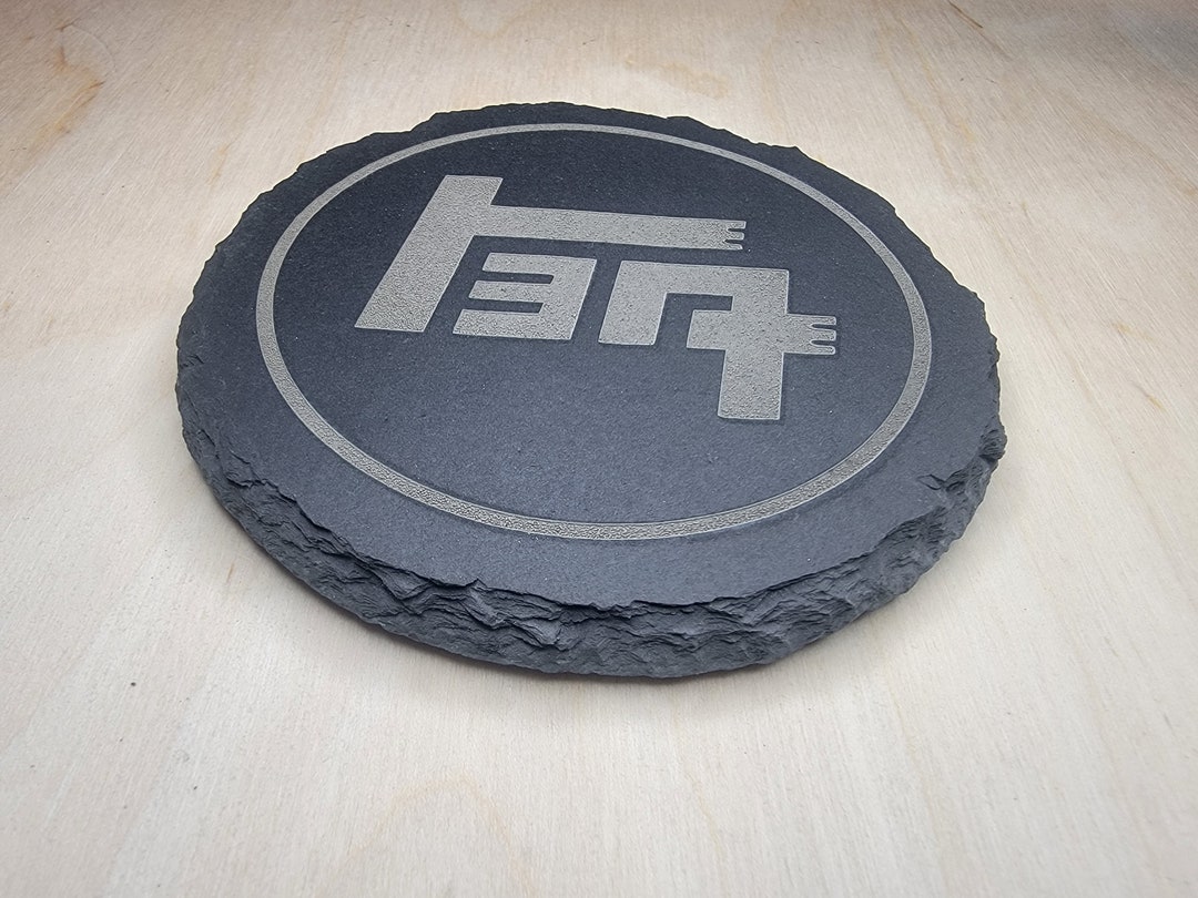 TEQ Old School Yota Logo Custom Engraved Slate Coaster - Etsy
