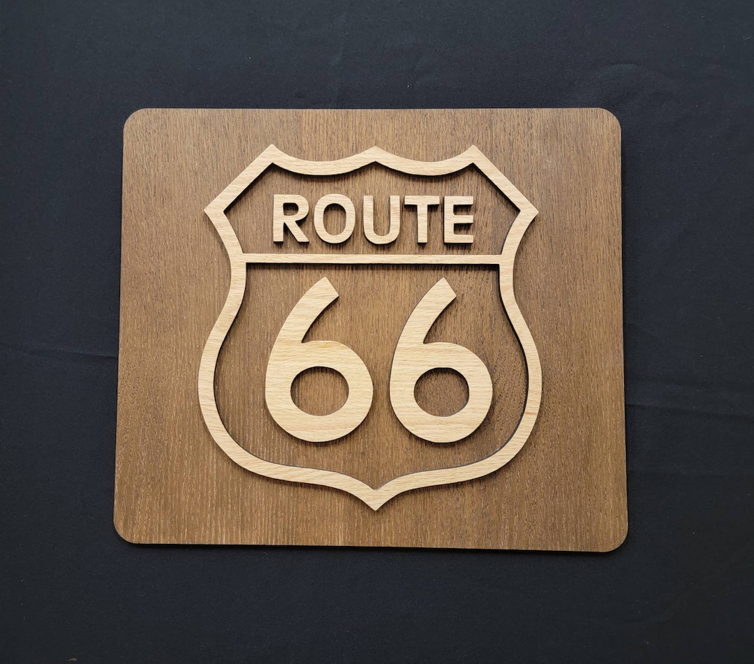 Route 66 Wall Decor Sign - Etsy