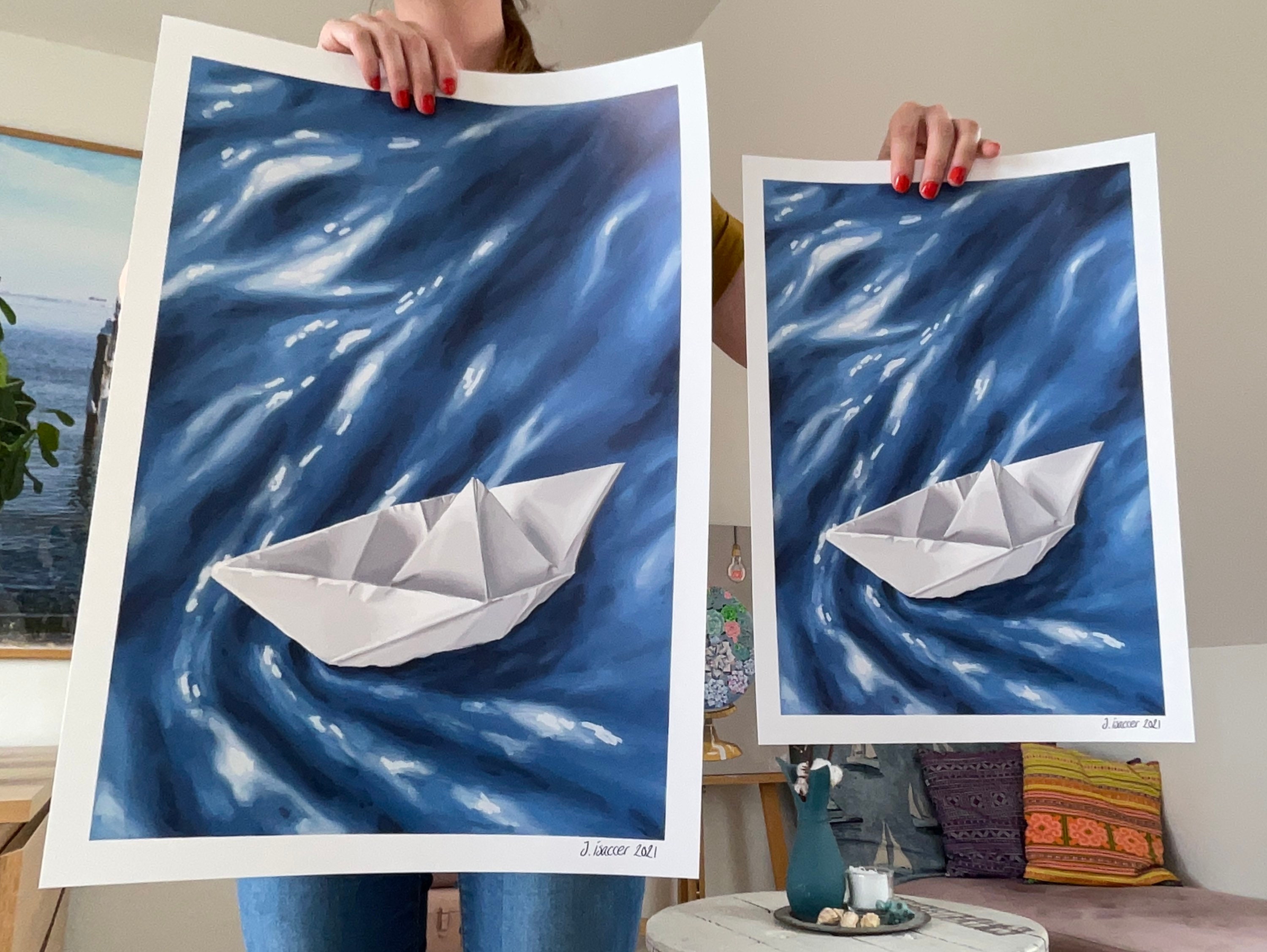 Paper Boat Poster / Plakat - Etsy Ireland