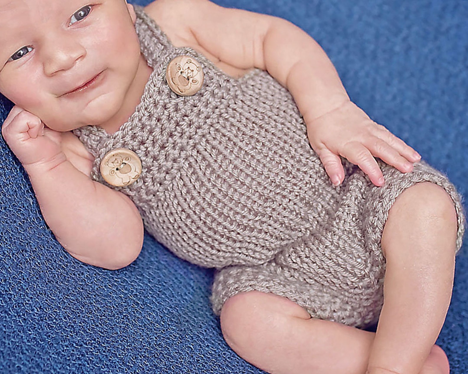 Newborn Photo Outfit Boy Overalls Baby Boy Delivery Outfit - Etsy