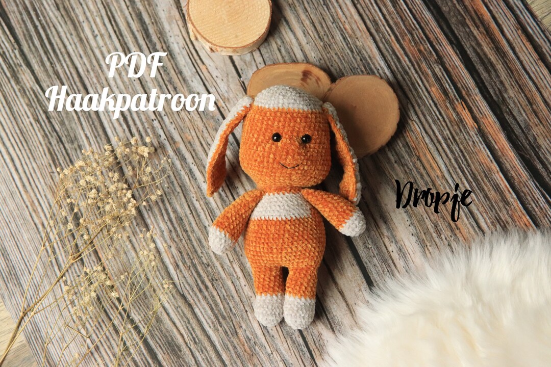 PDF Haakpatroon Dropje Velvet Dropje Gehaakt TV Knuffel - Etsy