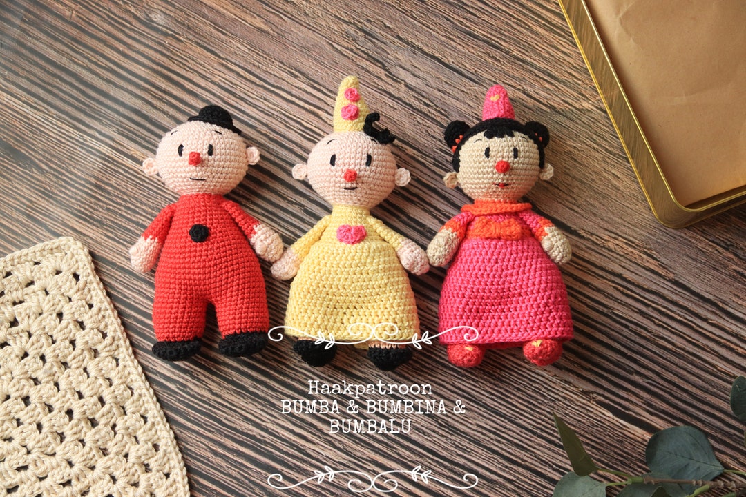 BUNDLE of 3 Crochet Patterns Bumba, Bumbalu and Bumbina, PDF Crochet ...