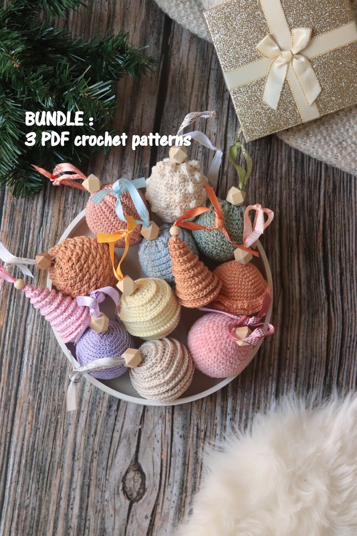 BUNDLE : Crochet Christmas Ornaments Patterns Crochet - Etsy