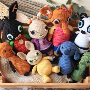 Crochet Charlie , PDF Crochet Pattern , Amigurumi Bing Friend , Doll ...