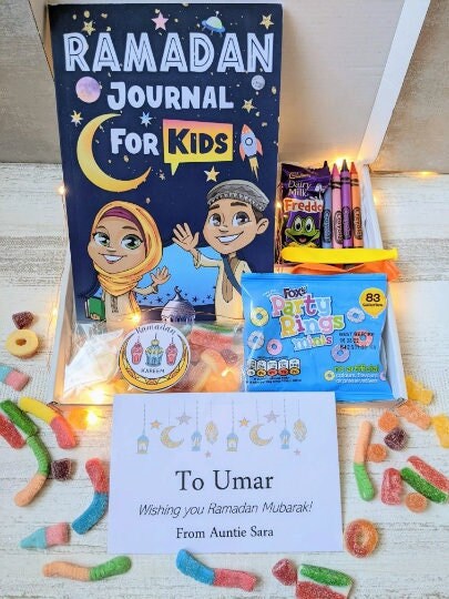 Kids Ramadan Gift Set/kids Ramadan Journal/children's Ramadan Gift Box ...
