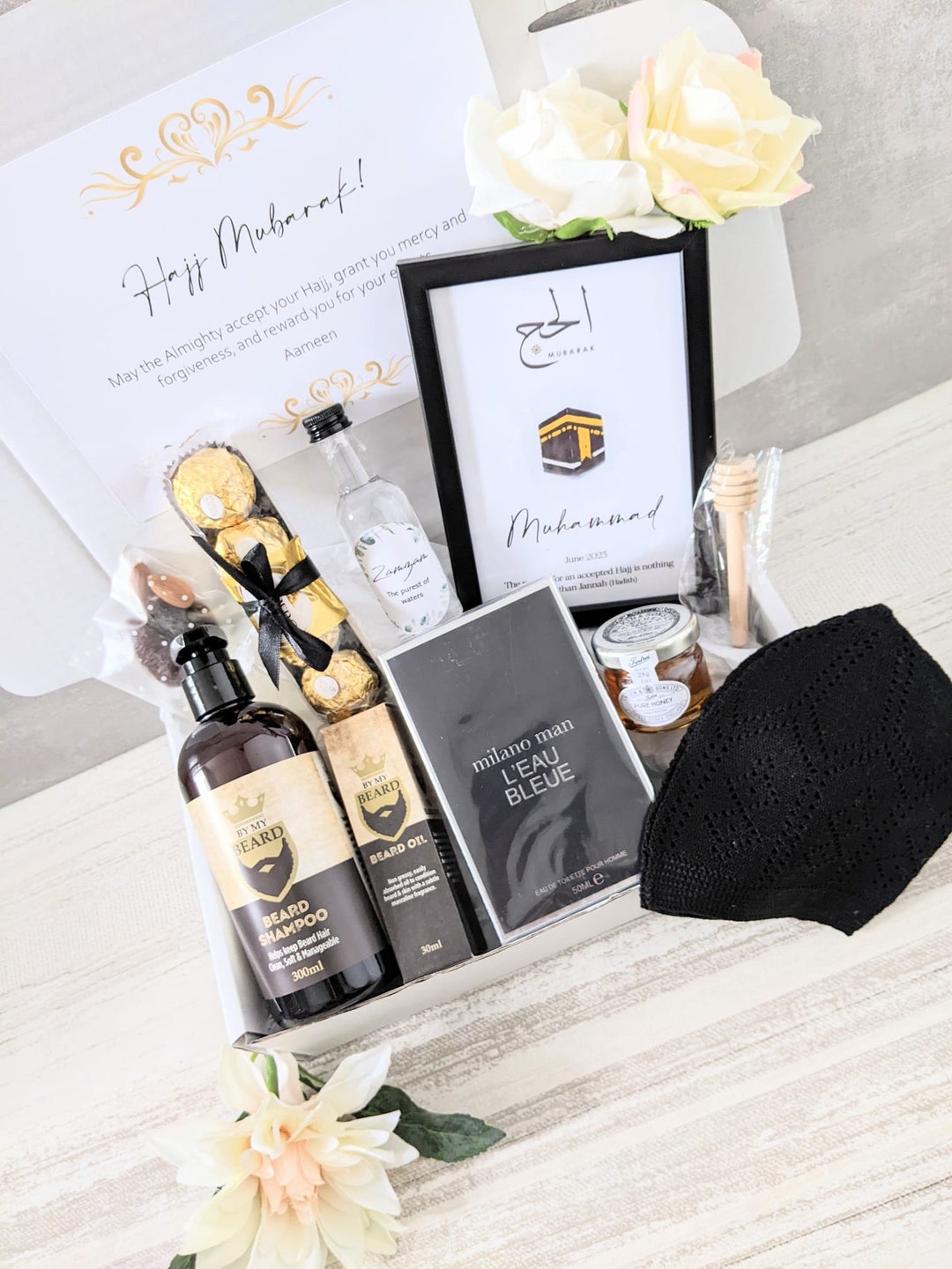 Luxury Mens Hajj Mubarak Gift Box Hamper/mens Hajj/islamic Men's Gift ...