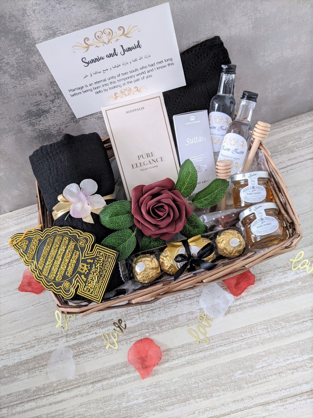 Luxury Islamic Couples Gift Basket: Nikah Gift/wedding Gift/couples ...