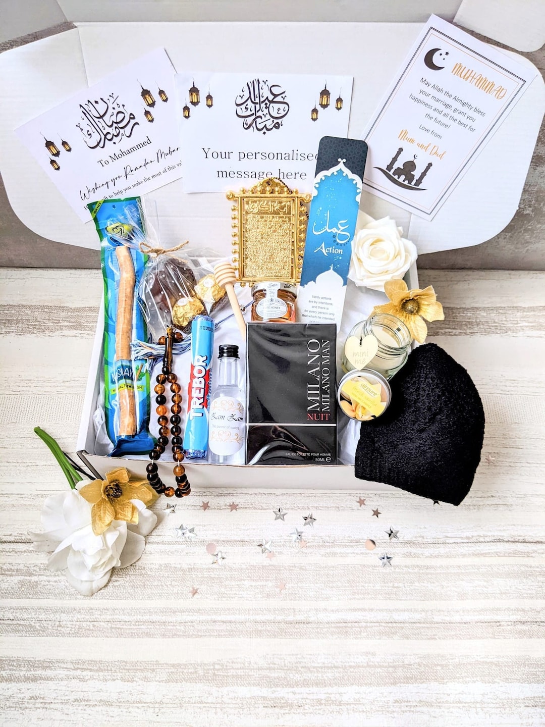 Luxury Mens Sunnah Gift Box/islamic Gift Box/ramadan Gift/eid Gift/mens ...