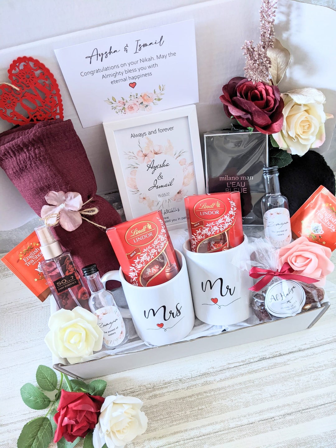 Personalised Islamic Wedding Gift, Muslim Wedding Gift, Islamic Wedding ...