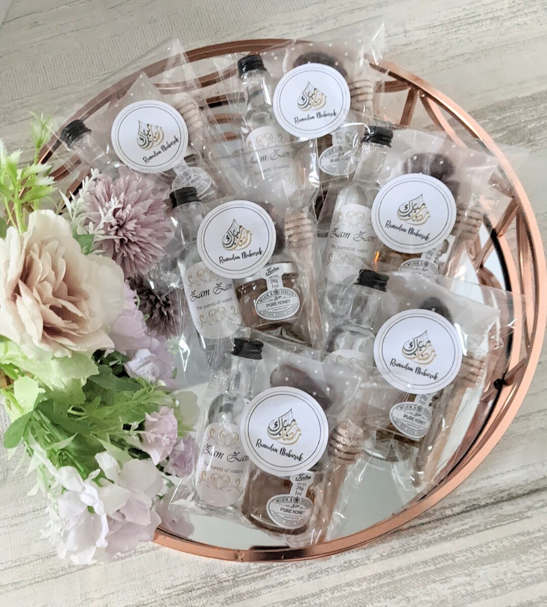 10 Packs Personalised Wedding Favours/ Walima Favours/zamzam Favours ...