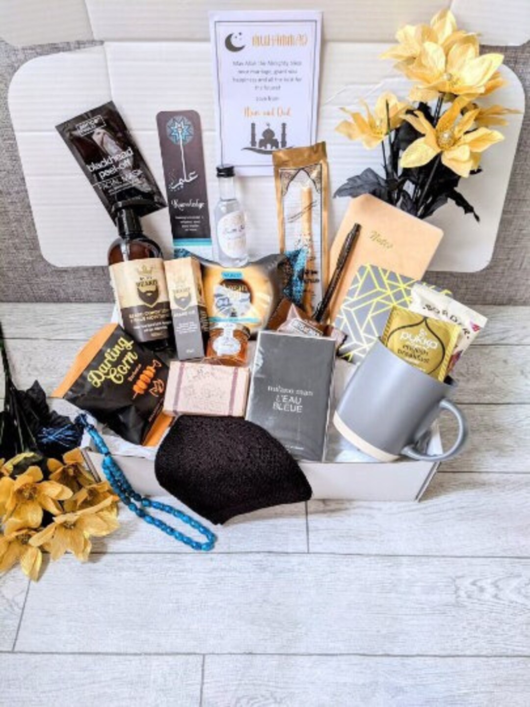Luxury Mens Sunnah Gift Box Hamper/islamic Gift for Him/mens Nikah ...