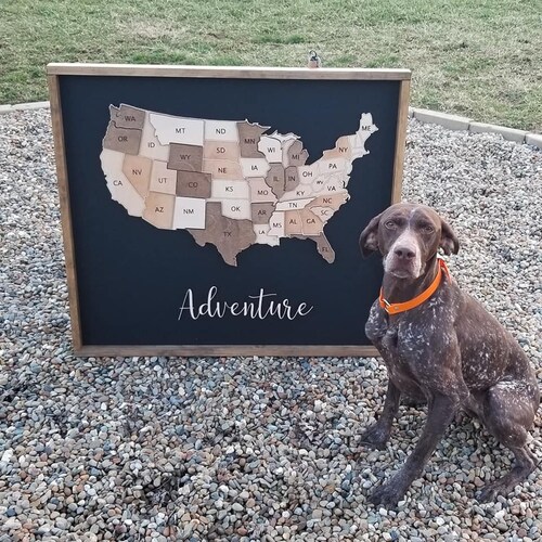 USA Map Laser Cut Svg File Glowforge Vector for Laser - Etsy Canada