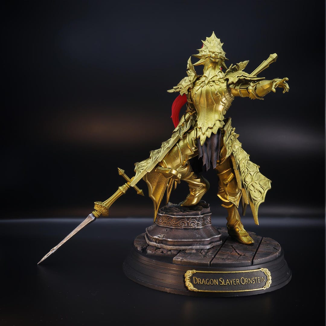 Dragon Slayer Ornstein Dark Souls Resin Figurine, Hand‑painted ...