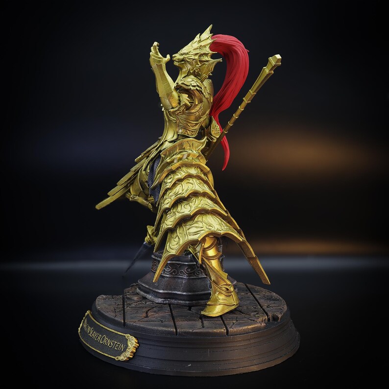 Dragon Slayer Ornstein Dark Souls Resin Figurine, Hand‑painted ...