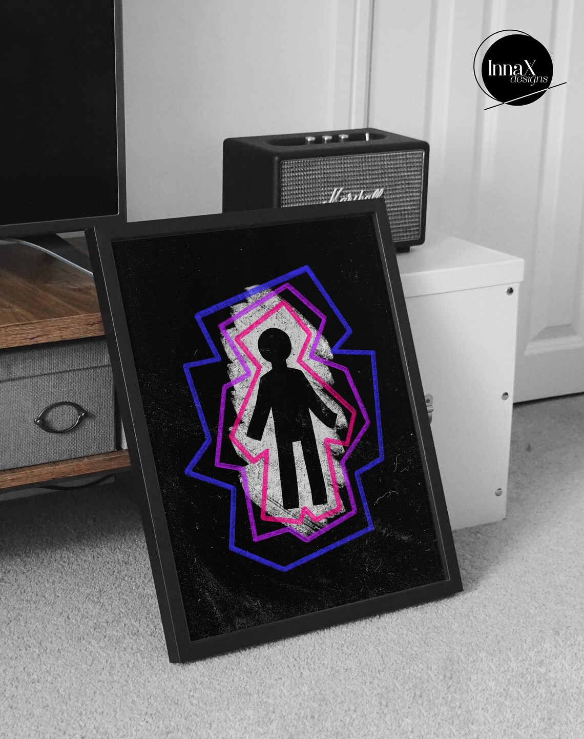 Bi Aura Subtle Bisexual Pride Art Digital Download Bisexual - Etsy UK