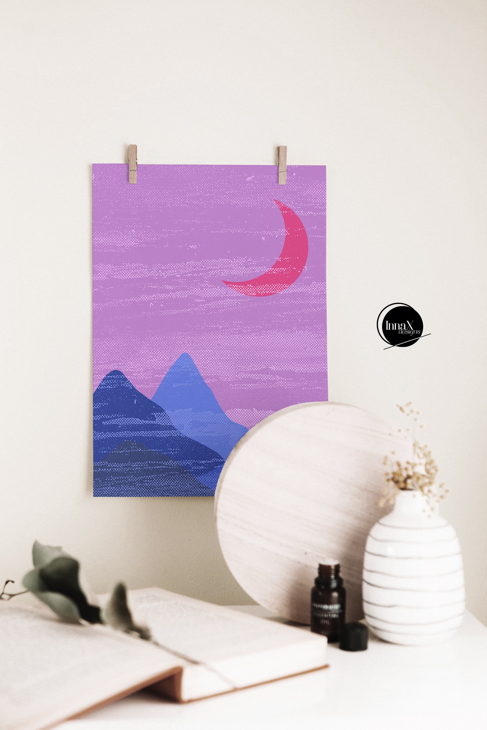 Subtle Bi Pride Decor Digital Download Bisexual Pride Flag | Etsy