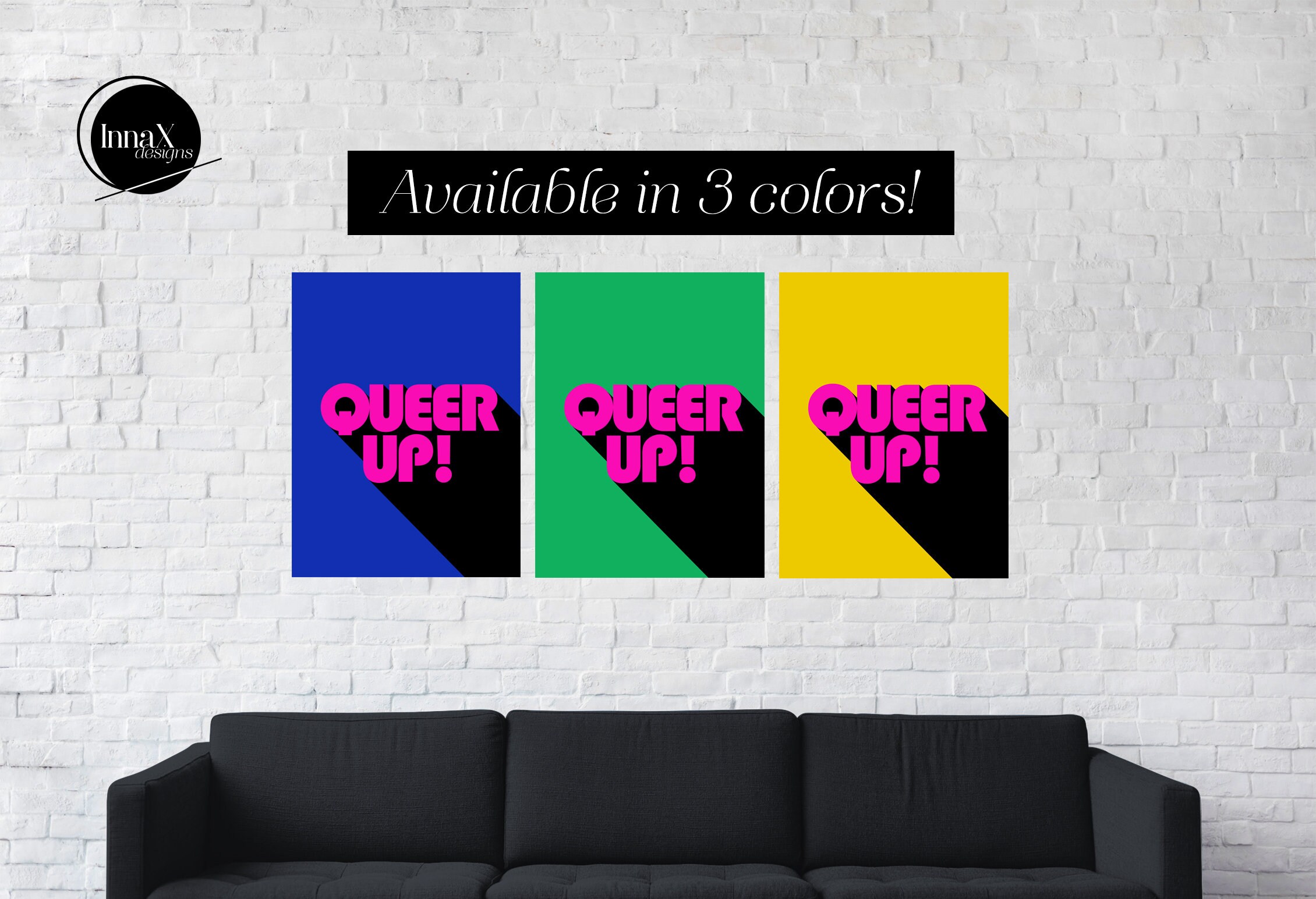 Queer up Printable Poster Pride Gift Instant Download Green - Etsy UK