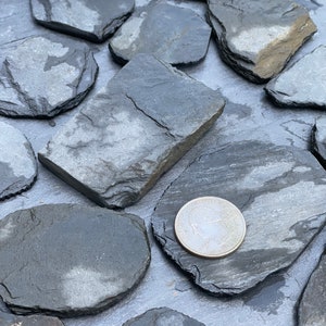 20 Small Slate Steppingstones for Fairy Gardens and Crafts - Etsy